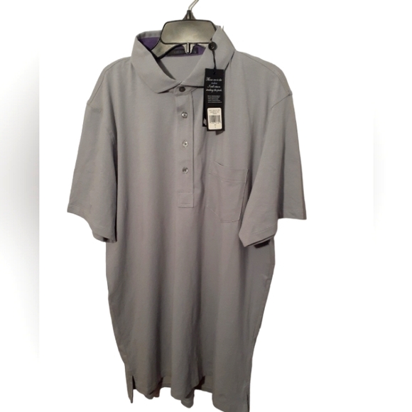 Greyson | Shirts | Greyson Gray Polo Shirt | Poshmark